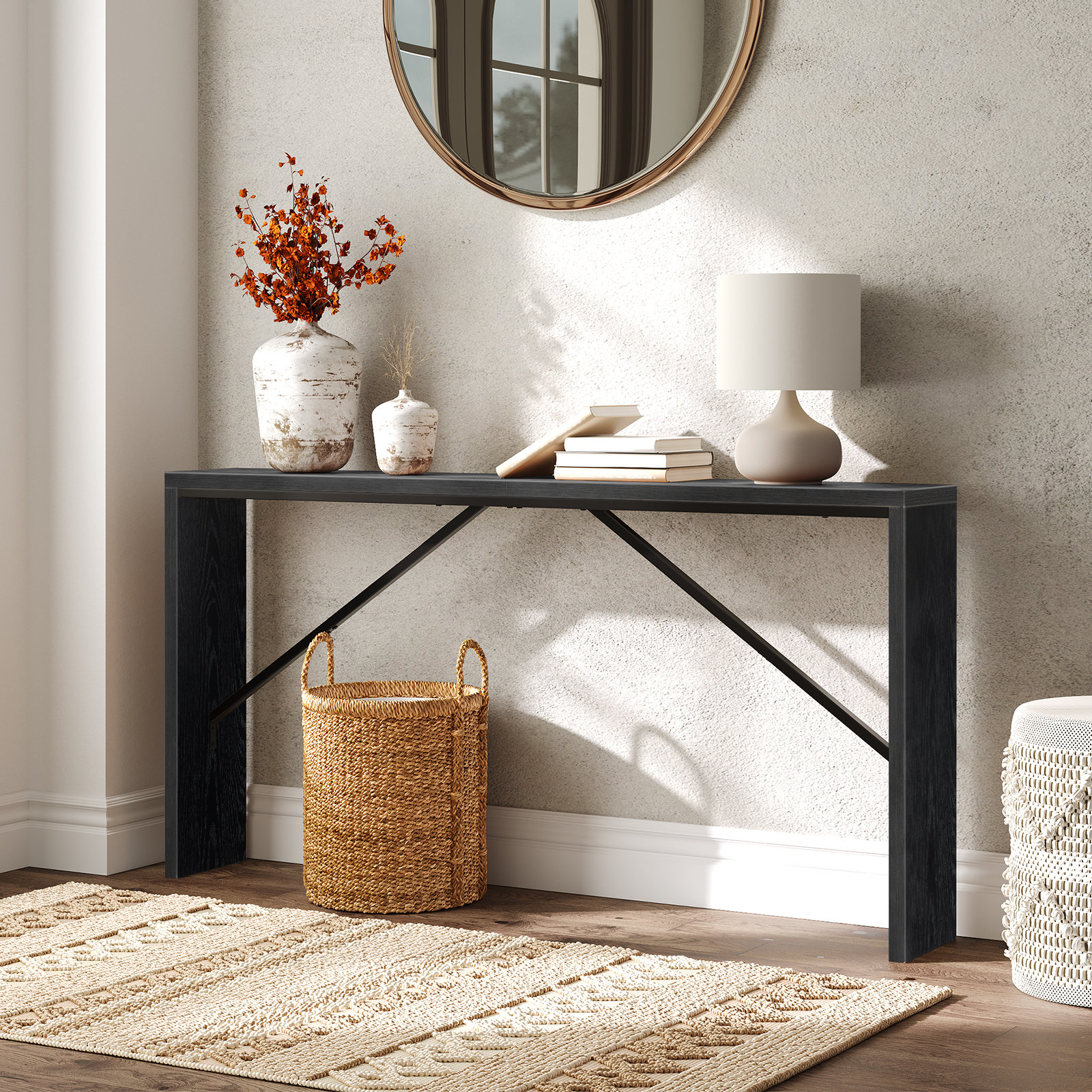 17 Stories Ademara 62.2" Console Table & Reviews | Wayfair